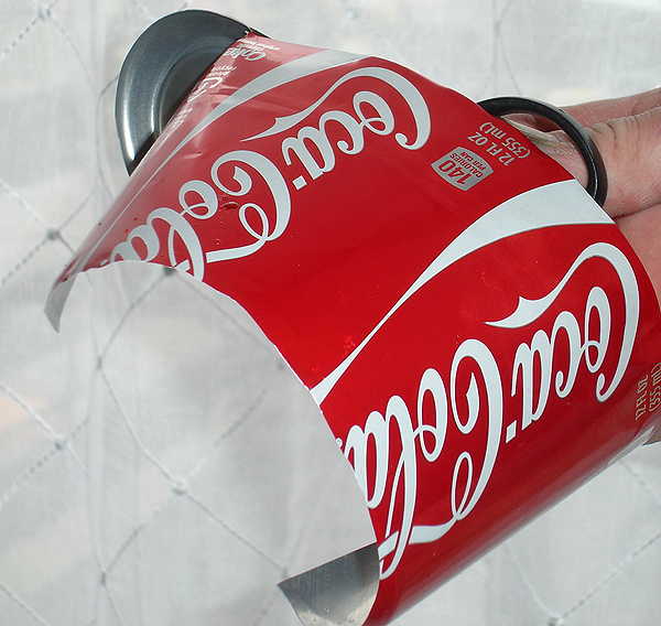 When you tear the Top off the Can often you'll have part of the Can ...